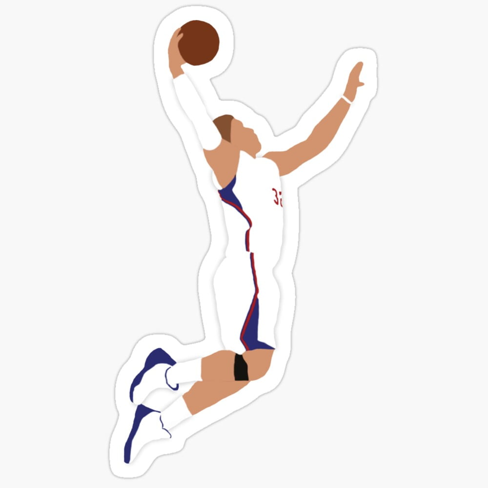 Blake Griffin Dunk Sticker Phone Decal Water Bottle Stickers Car Decals ...