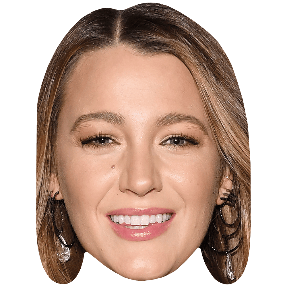 Blake Lively (Long Hair) Celebrity Mask, Flat Card Face, Fancy Dress ...