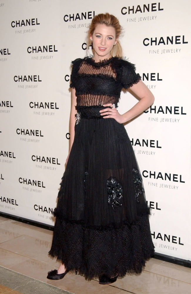 Blake Lively (Wearing Chanel) At Arrivals For Chanel Fine Jewelry'S ...