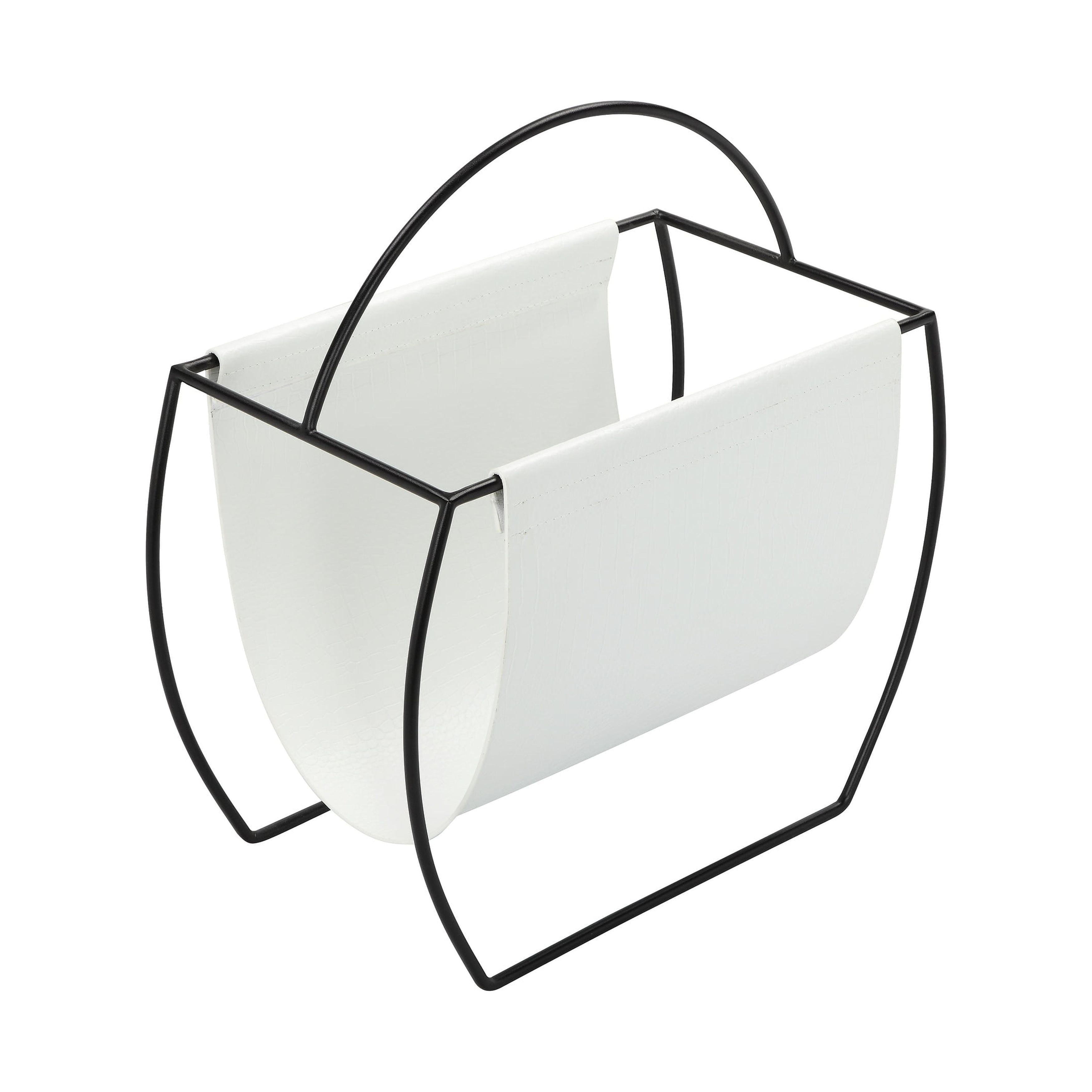 Blake Magazine Rack Off White - Walmart.com