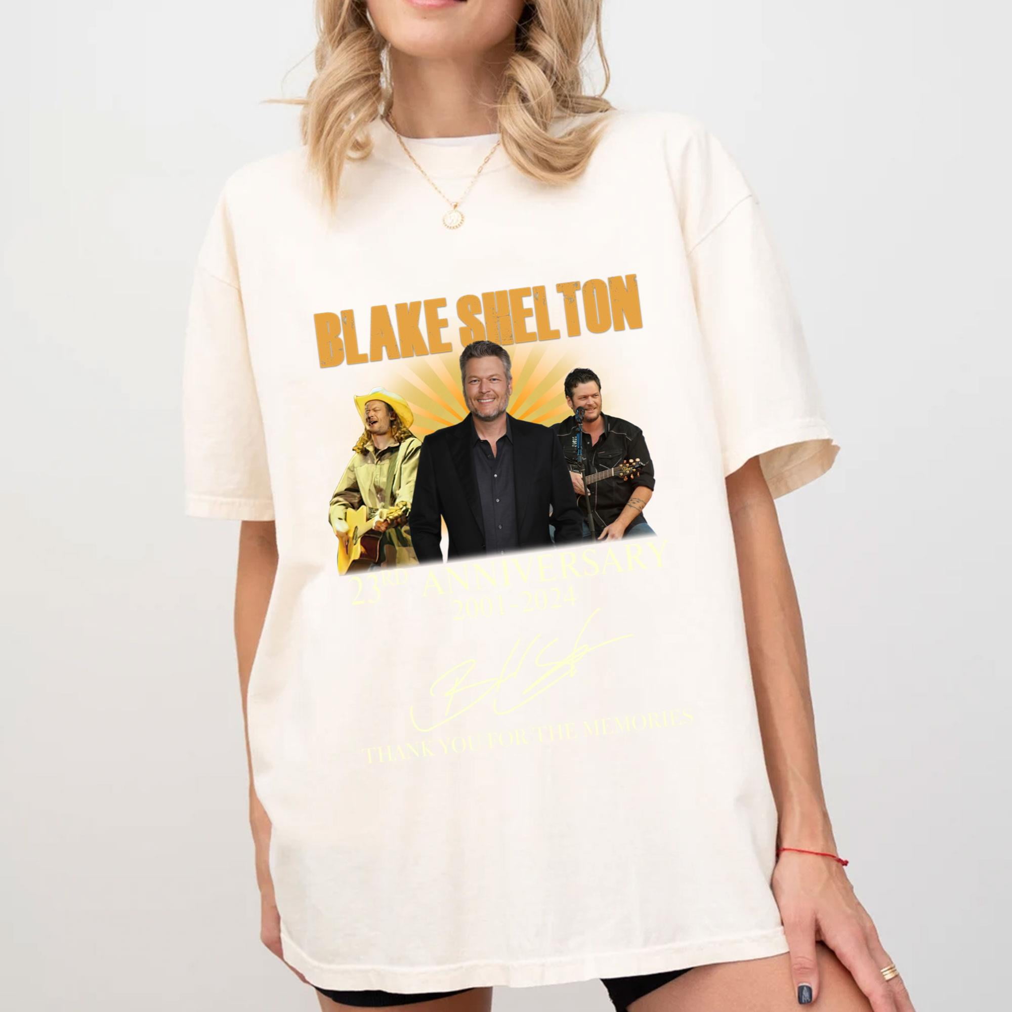 Blake Shelton 33rd Anniversary Shirt, Signature Blake Shelton 90s ...