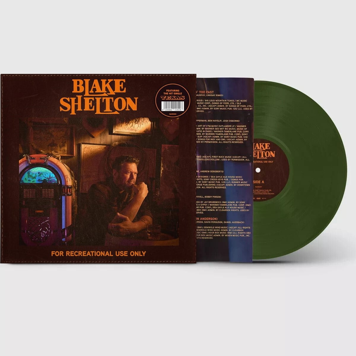 Blake Shelton - For Recreational Use Only (Transparent Green) - Music ...