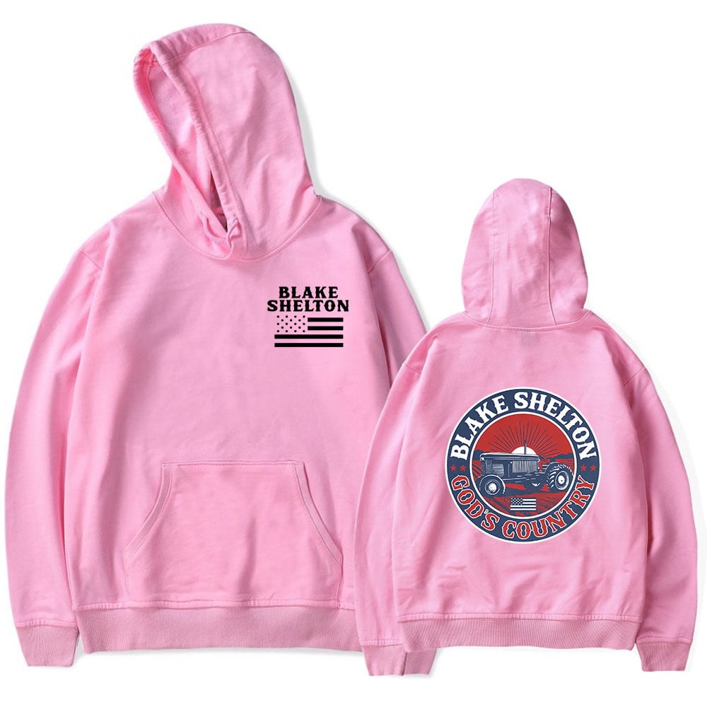 Blake Shelton Friends Heroes 2025 Tour Merch Hoodie Long Sleeve Men ...