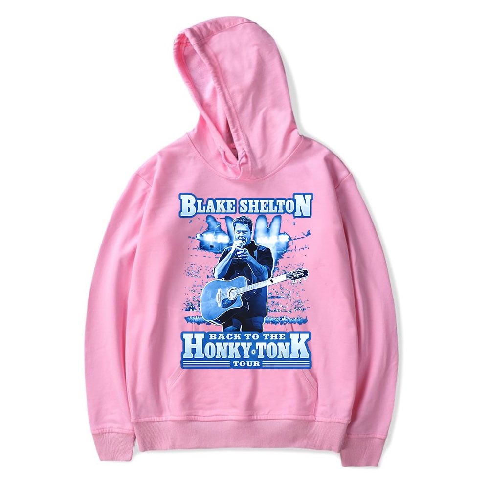 Blake Shelton Friends Heroes 2025 Tour Merch Hoodie Long Sleeve Men ...