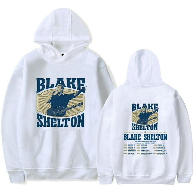 Blake Shelton Friends Heroes 2025 Tour Merch Hoodie long sleeved unisex ...