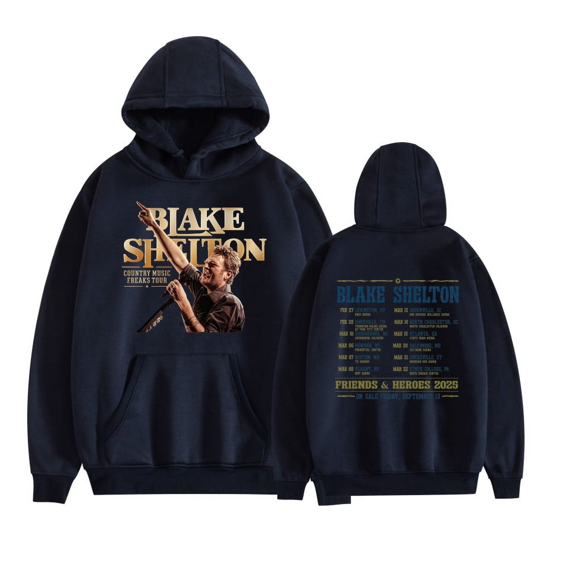 Blake Shelton Pure Merch Unisex Oversized Fleece Hoodie - Graphic Print ...