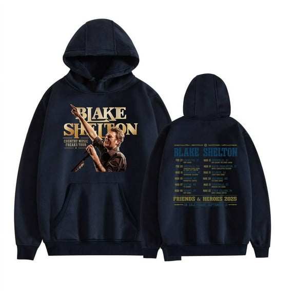 Blake Shelton Pure Merch Unisex Oversized Fleece Hoodie - Graphic Print ...