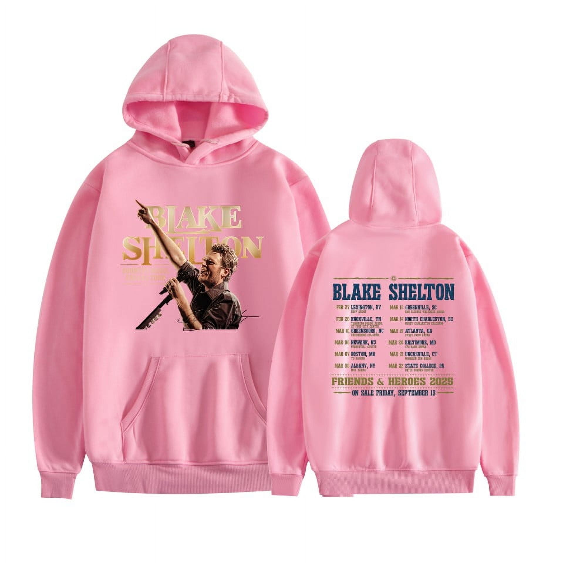 Blake Shelton Pure Merch Unisex Oversized Fleece Hoodie - Graphic Print ...