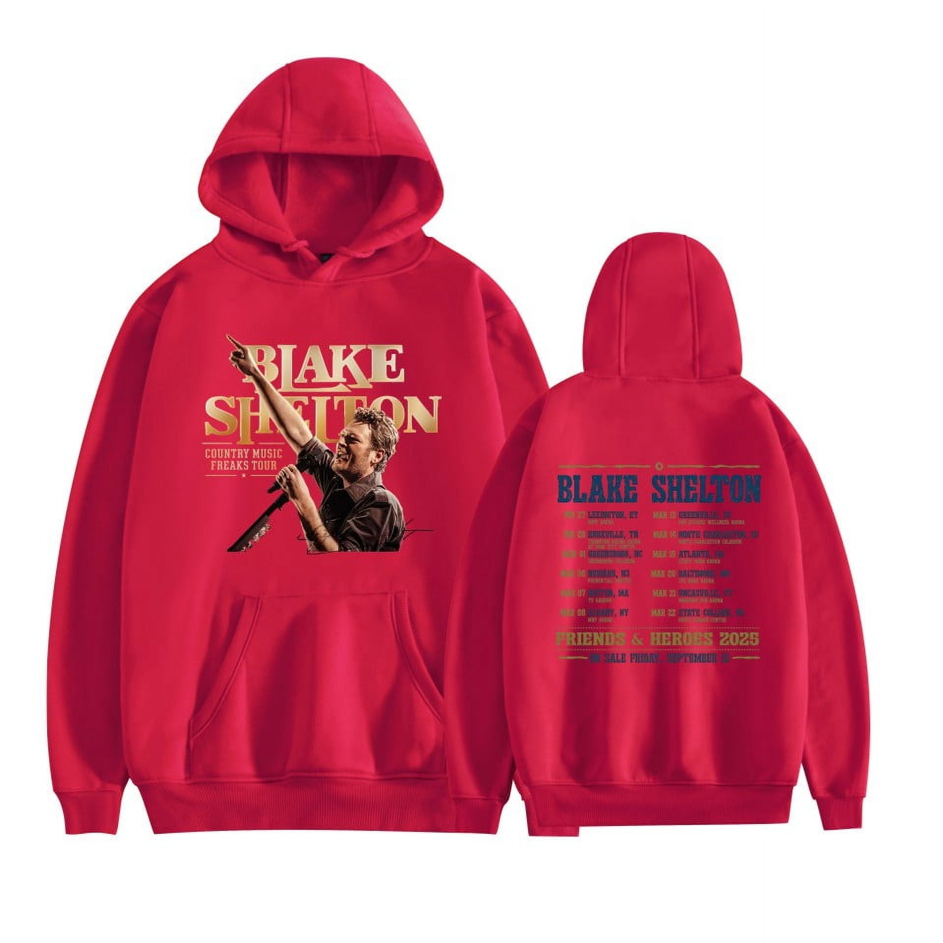 Blake Shelton Pure Merch Unisex Oversized Fleece Hoodie - Graphic Print ...