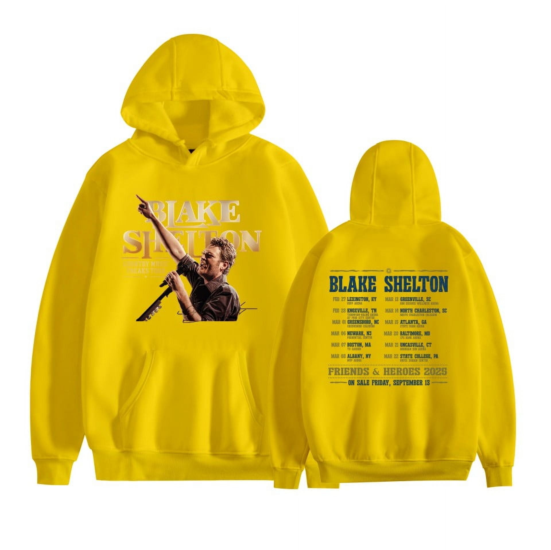 Blake Shelton Pure Merch Unisex Oversized Fleece Hoodie - Graphic Print ...