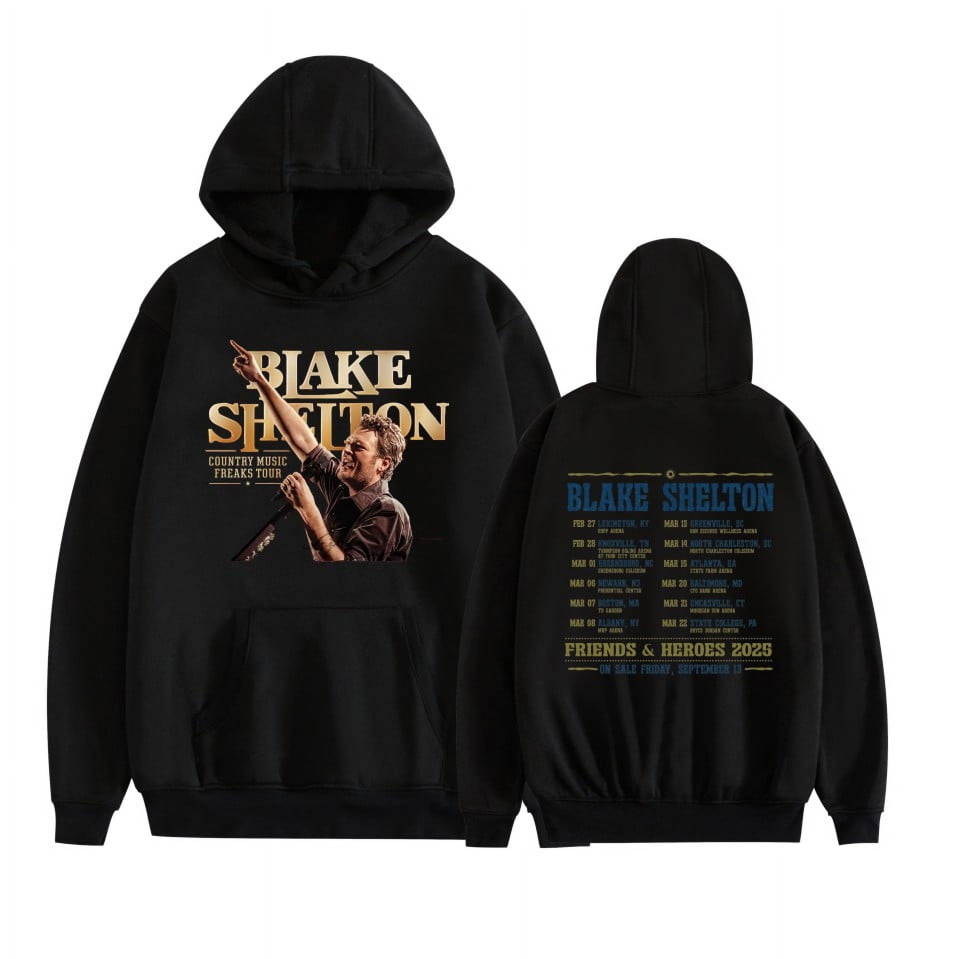 Blake Shelton Pure Merch Unisex Oversized Fleece Hoodie - Graphic Print ...