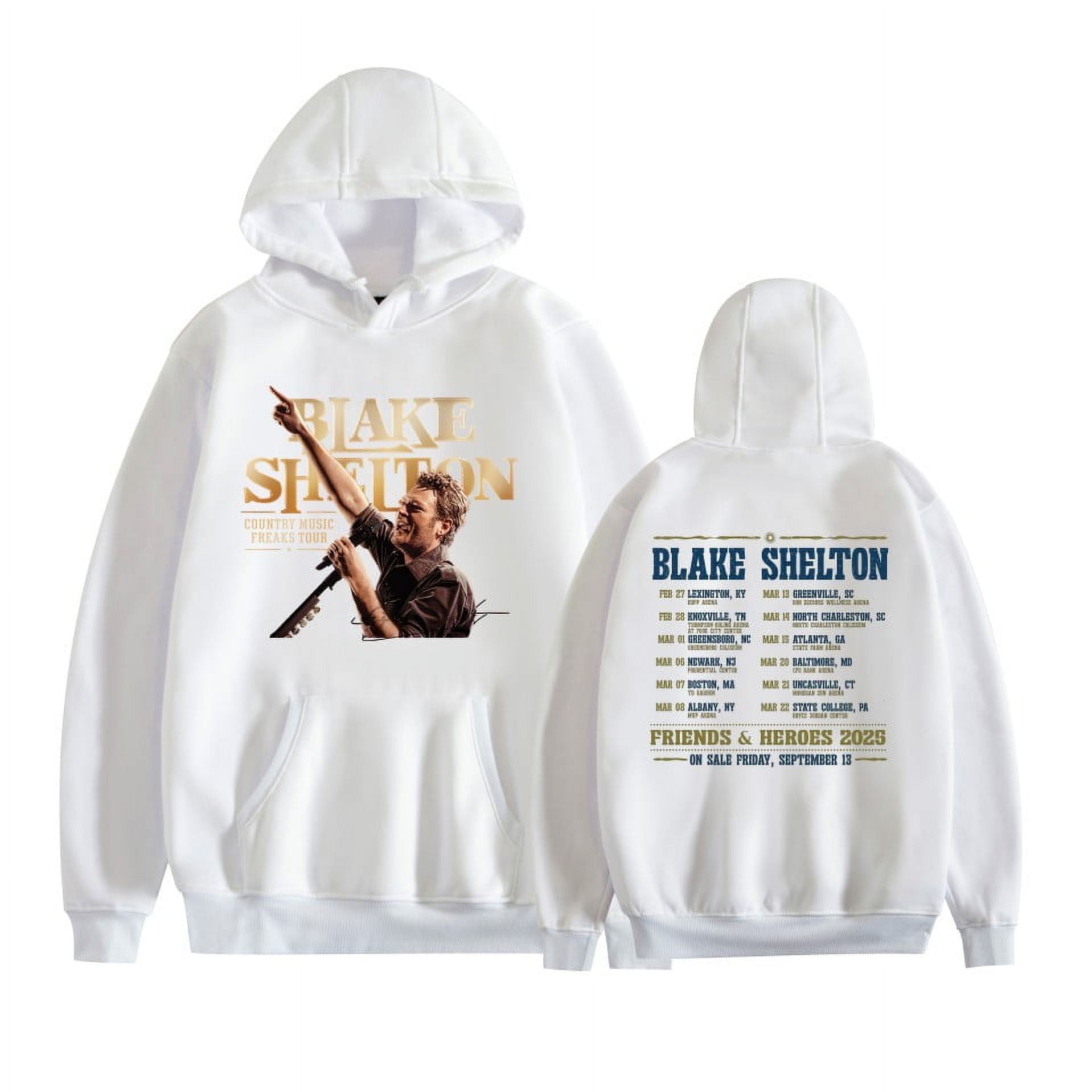 Blake Shelton Pure Merch Unisex Oversized Fleece Hoodie - Graphic Print ...