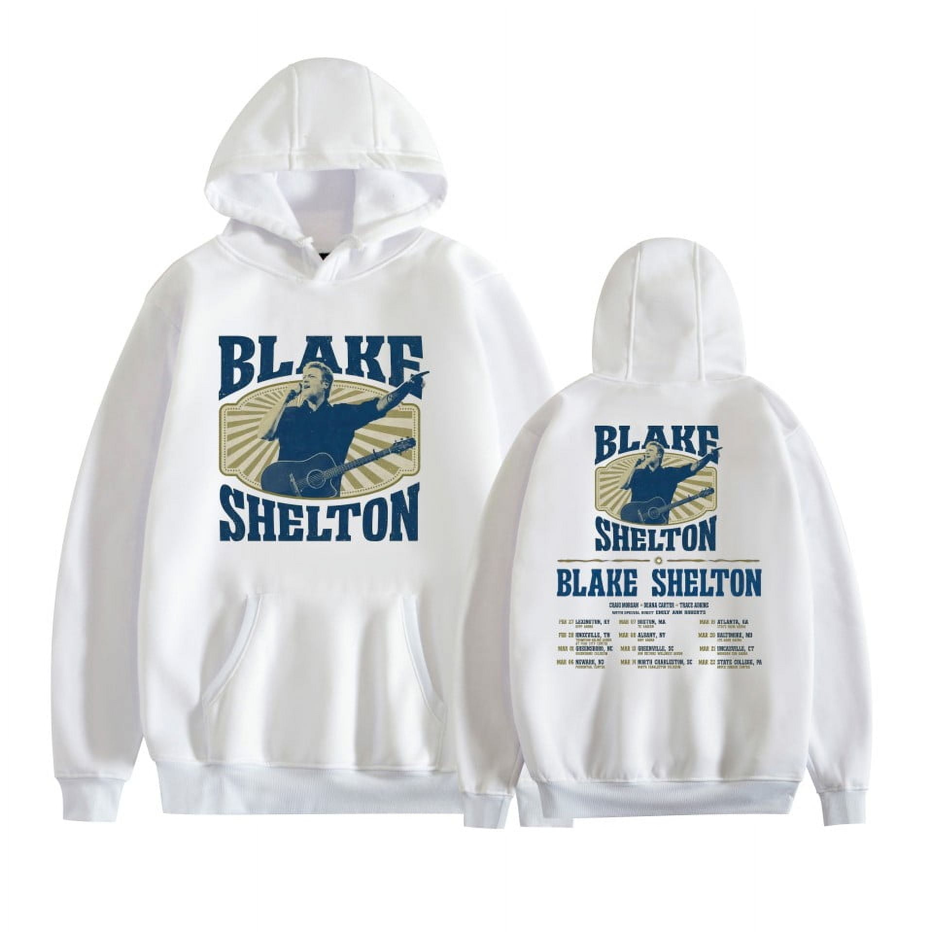 Blake Shelton Pure Merch Unisex Oversized Fleece Hoodie - Retro Graphic ...