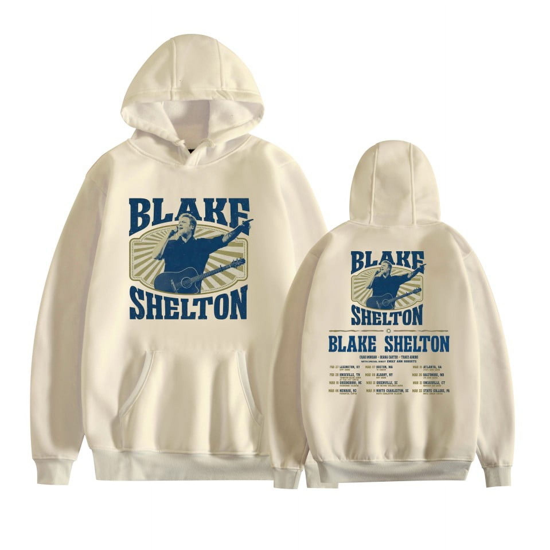 Blake Shelton Pure Merch Unisex Oversized Fleece Hoodie - Retro Graphic ...