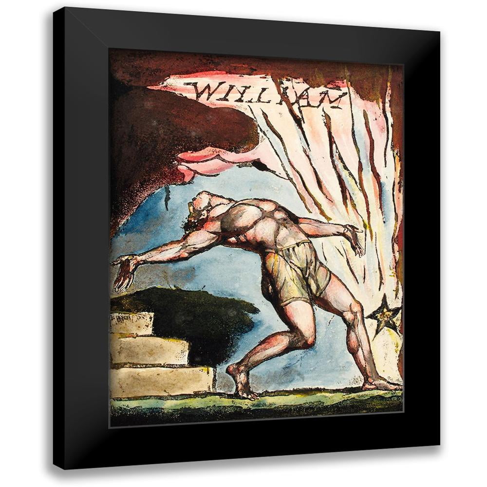 Blake, William 12x14 Black Modern Framed Museum Art Print Titled ...