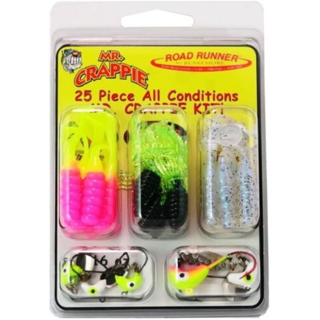 Blakemore 50-MRC-LH Mr. Crappie Fishing Jig Kit - 25 Piece - Walmart.com