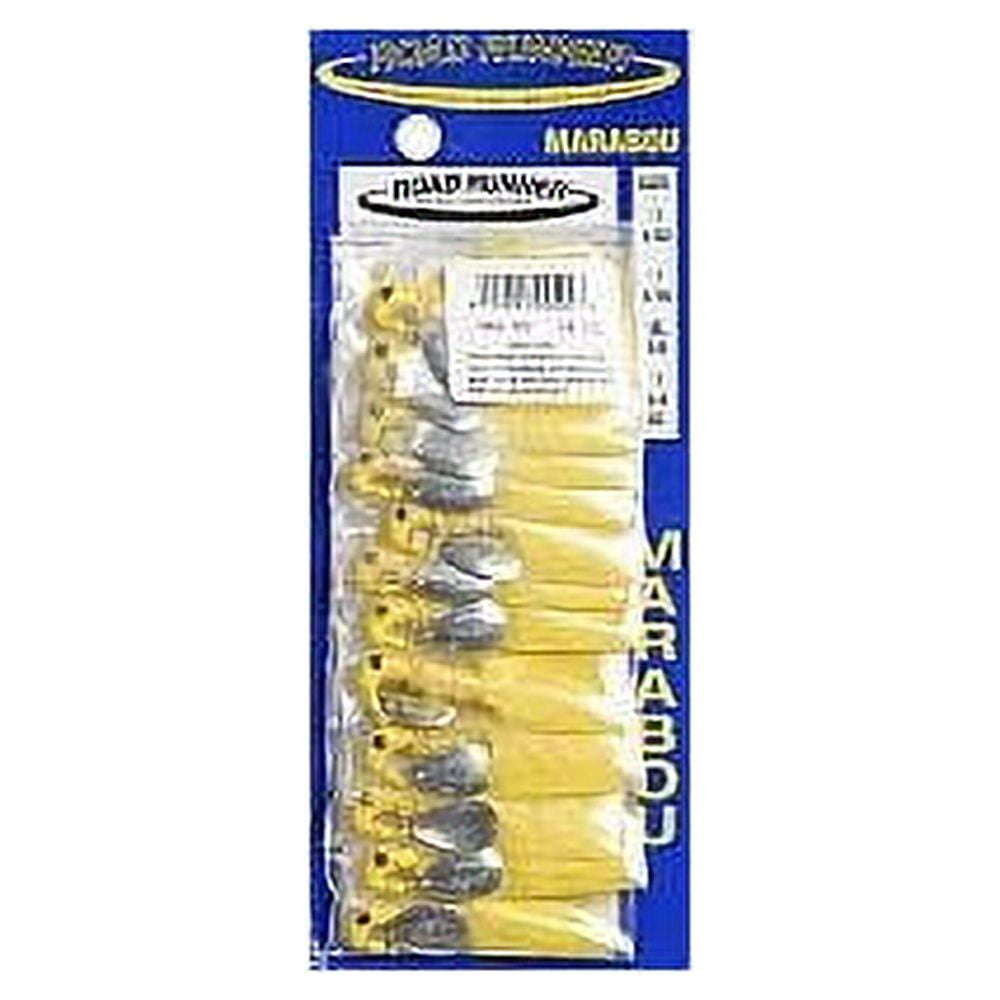 Blakemore Road Runner Marabou, 1/8 oz, Yellow, 12pk - Walmart.com
