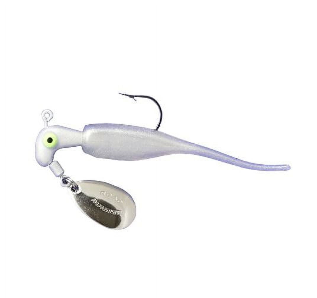 Blakemore Road Runner Slab Runners with Baby Shad, 1/16oz, Pearl White ...