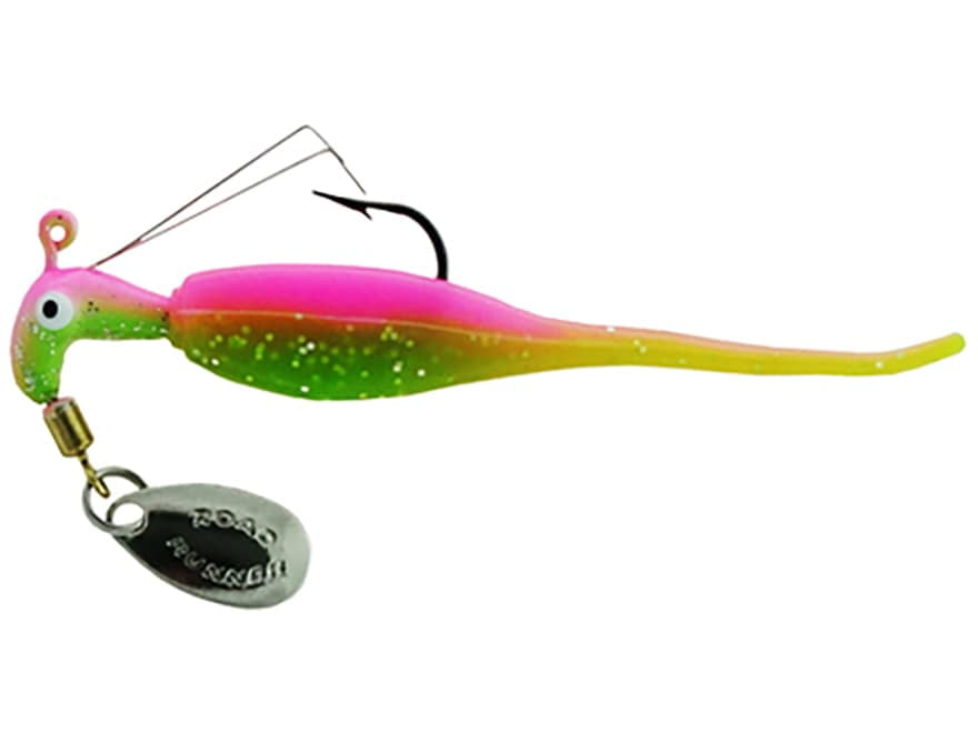 Road Runner Slab Runner Weedless Underspin with Baby Shad Jig Electric ...