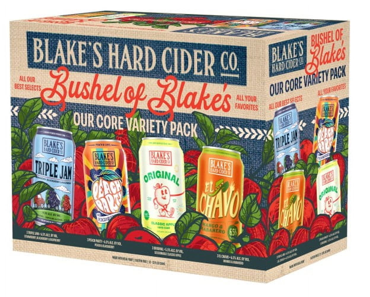 Blakes Hard Cider Variety 12 Pack, 12 fl oz Can - Walmart.com