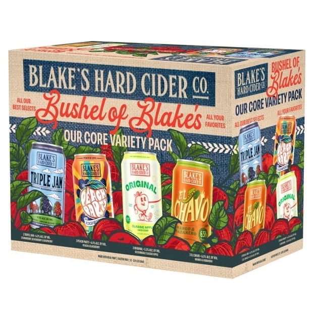 Blakes Hard Cider Variety 12 Pack, 12 fl oz Can - Walmart.com