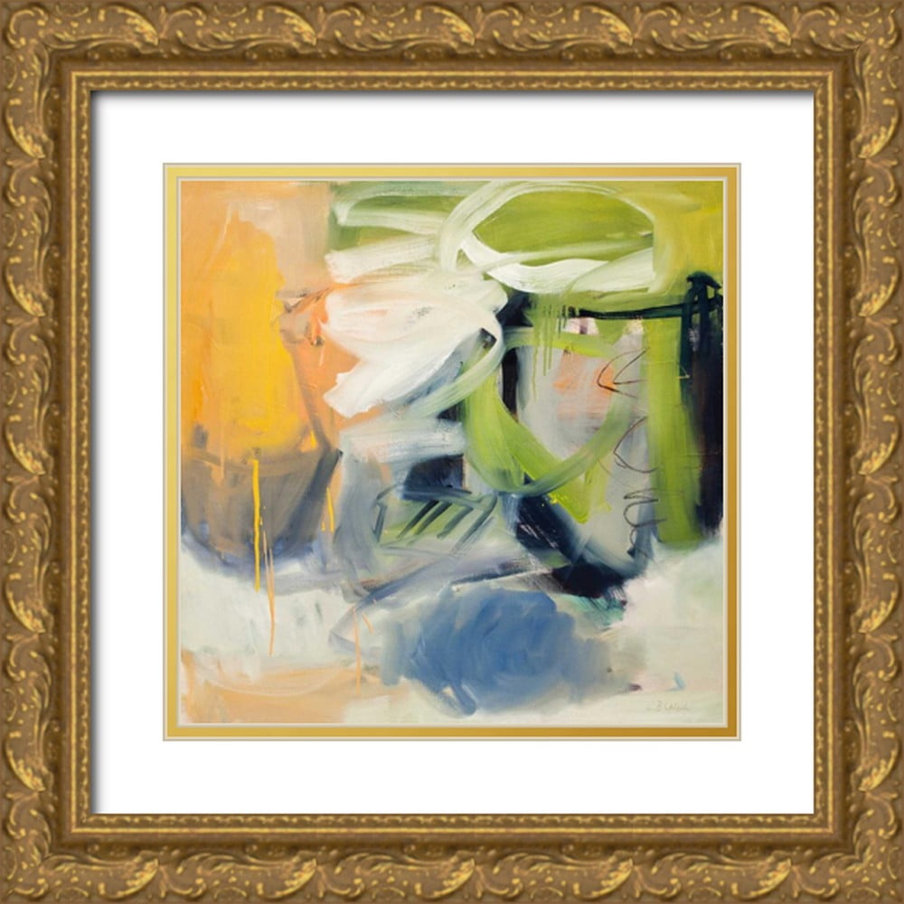 Blalock, Clara 20x20 Gold Ornate Wood Framed with Double Matting Museum ...