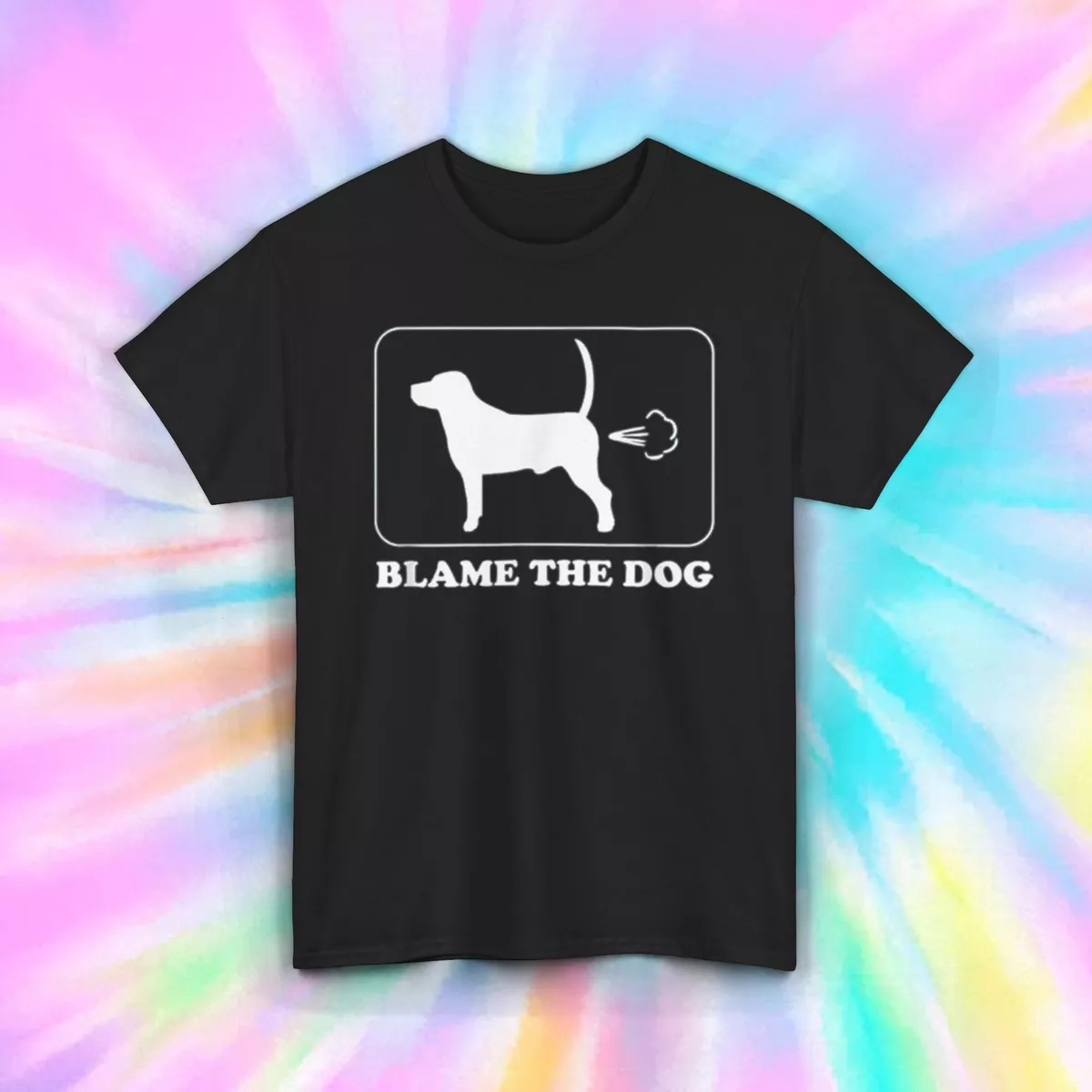 Blame The Dog T-Shirt, Funny Dog Fart Graphic, Shirt - Walmart.com