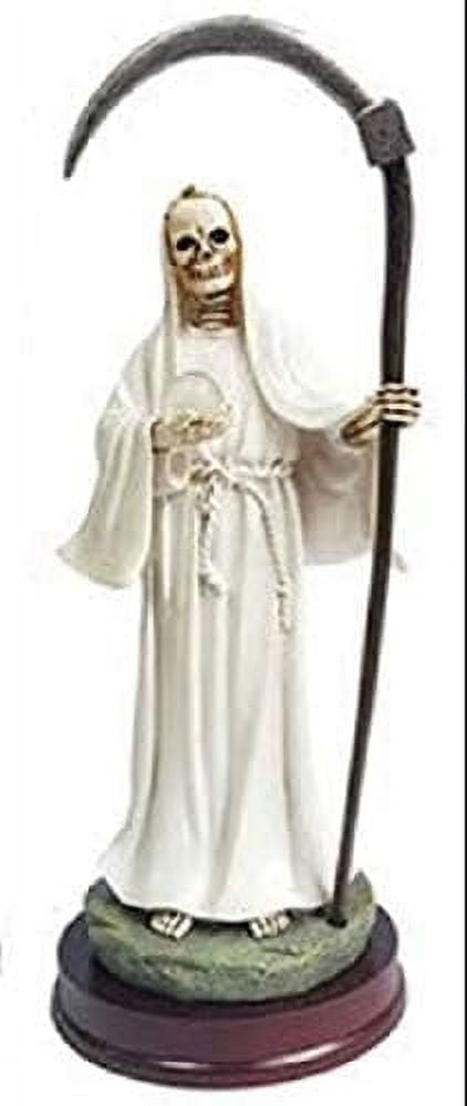 Blanca White Holy Death Statue Grim Reaper Figure Skeleton - Walmart.com