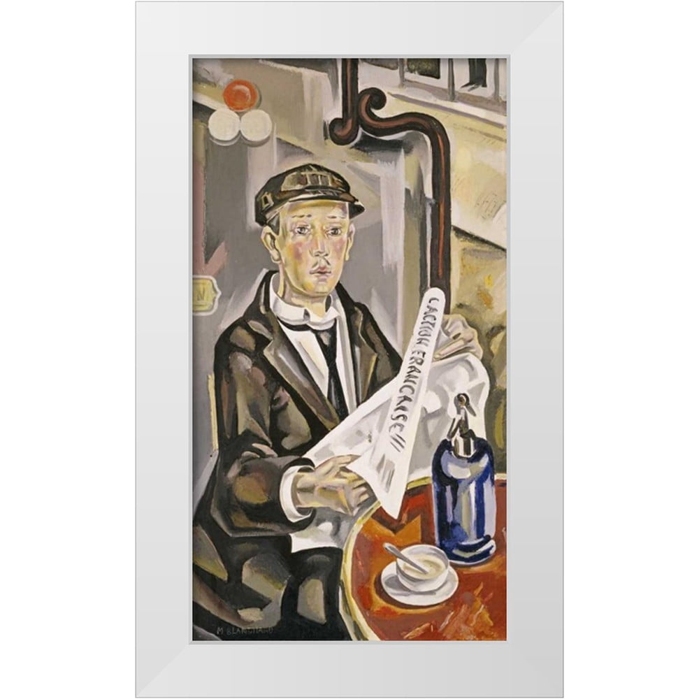 Blanchard, Maria 9x14 White Modern Wood Framed Museum Art Print Titled ...