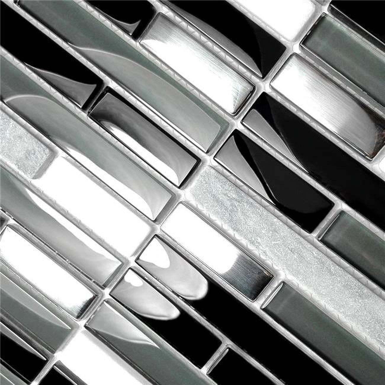 Blancho TIL-JFD-XY021-1-2PC Piano Keyboard Design Peel & Stick Mosaic ...