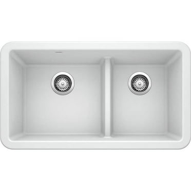 Blanco 441285-4 Diamond 22" X 33" Double-Basin Granite Drop-In Or ...