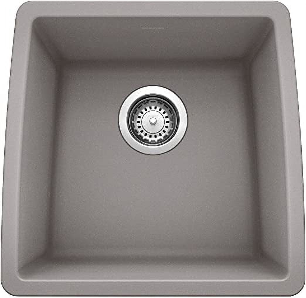 Blanco 440082 17-1/2" Performa Bar Bowl , Metallic Gray - Walmart.com