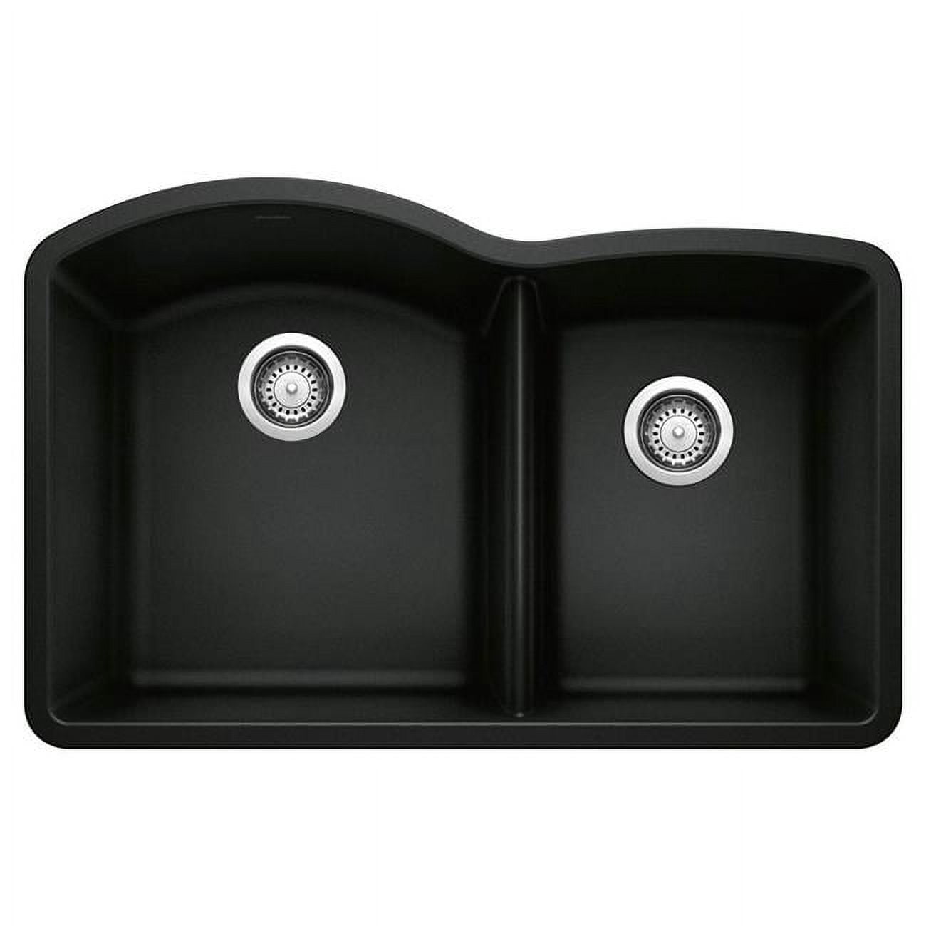 Blanco 440180 Diamond 32" Undermount Double Basin Silgranit Kitchen ...