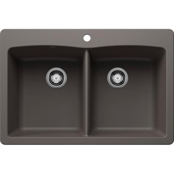 BLANCO DIAMOND Super Single Dual Mount - Anthracite - Walmart.com