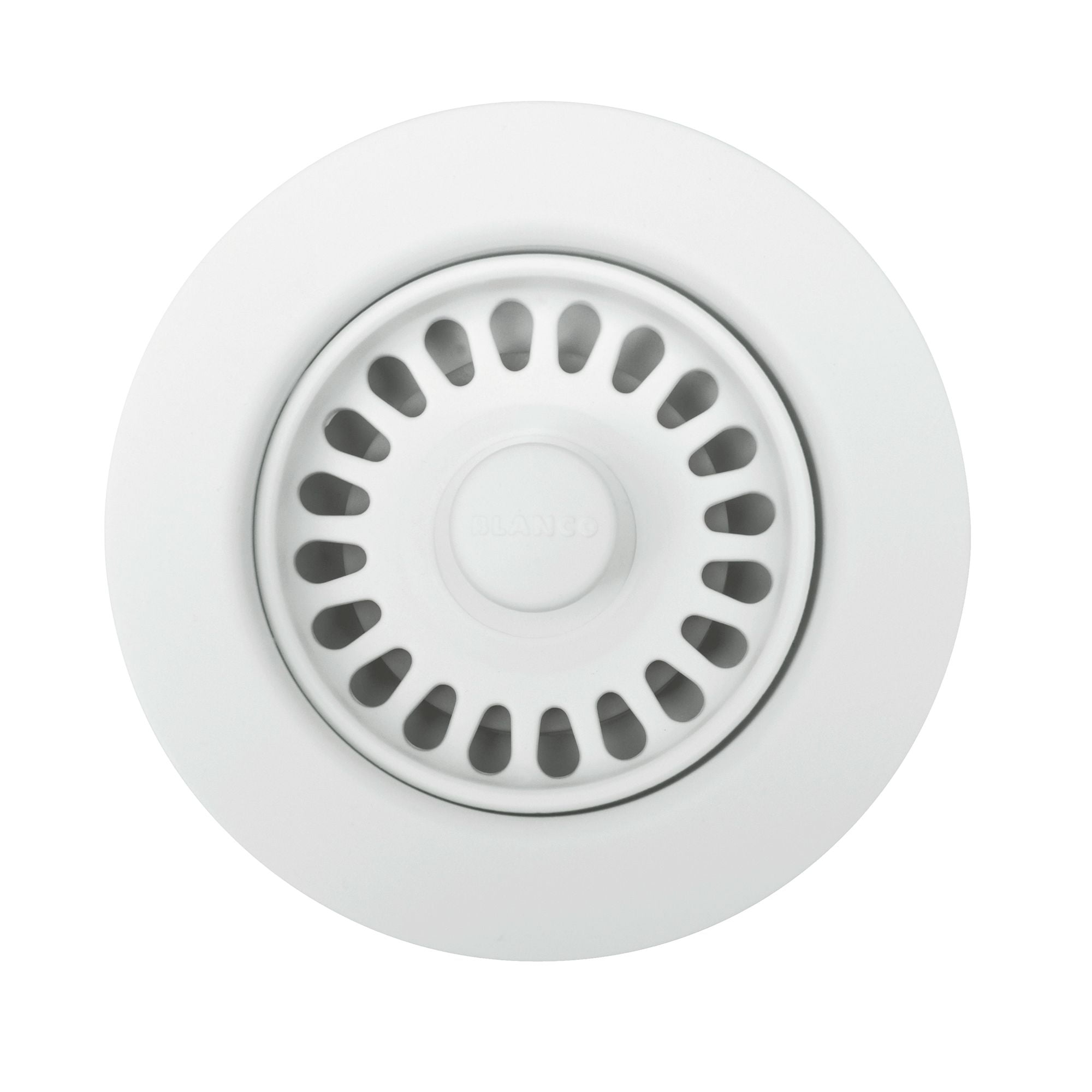 BLANCO 441096 SILGRANIT Coordinated Sink Waste Flange, 3.5", White ...