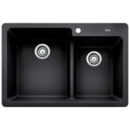 Blanco DIAMOND Bar SILGRANIT Sink Dual Deck- SILGRANIT Sink Anthracite ...
