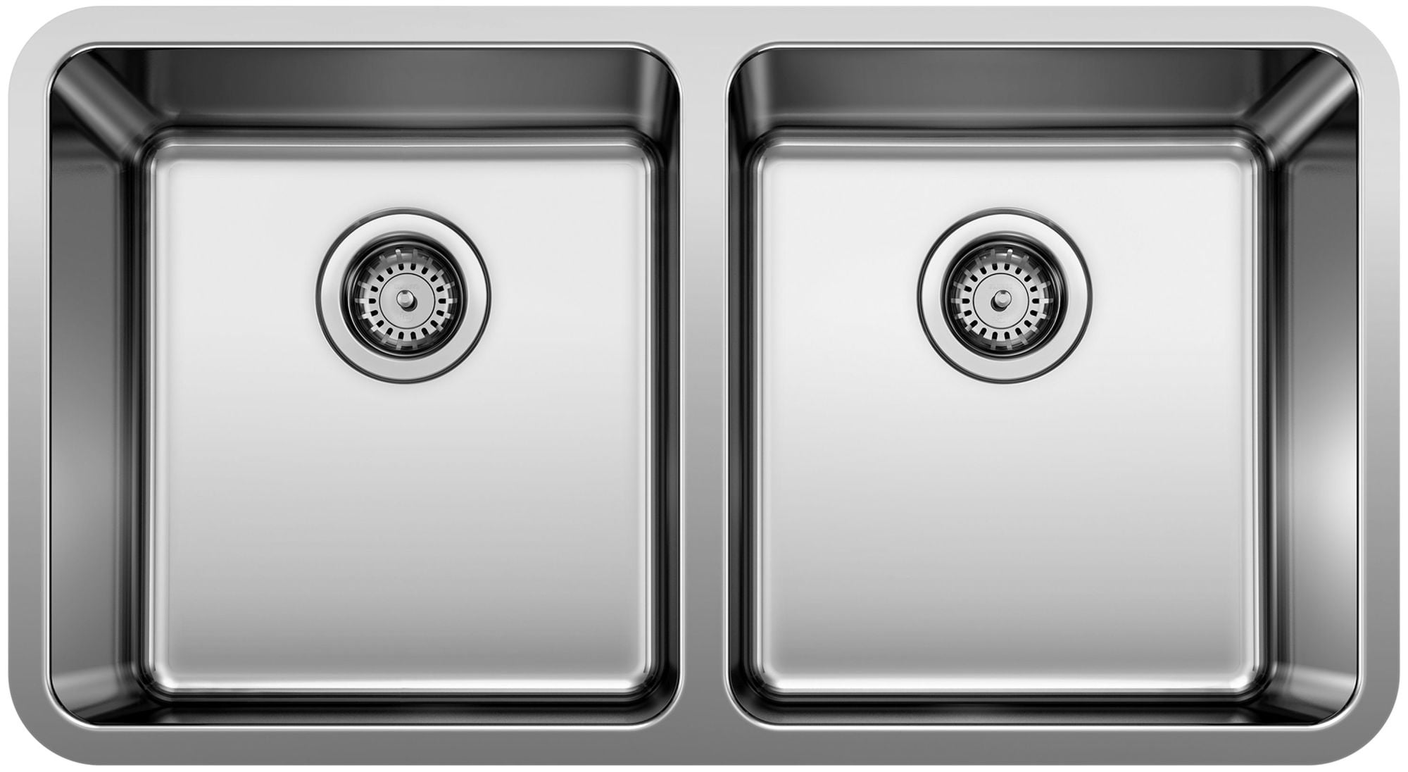 Blanco 442768 Formera 33" Undermount Double Basin Stainless Steel ...