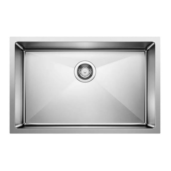 Blanco 443147 Quatrus R15 28 Single Bowl Kitchen Sink - Walmart.com
