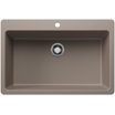 Blanco DIAMOND 1-3/4 with Low Divide SILGRANIT Sink Truffle - Walmart.com