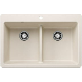 BLANCO PRECIS Equal Double Undermount - Anthracite - Walmart.com