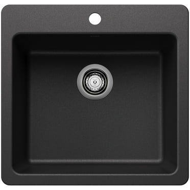 Blanco 442551 Valea 27" Undermount Single Basin Silgranit Kitchen Sink ...