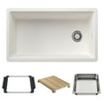 Blanco 443314 Inteos 33" Undermount Single Basin Granite Composite ...
