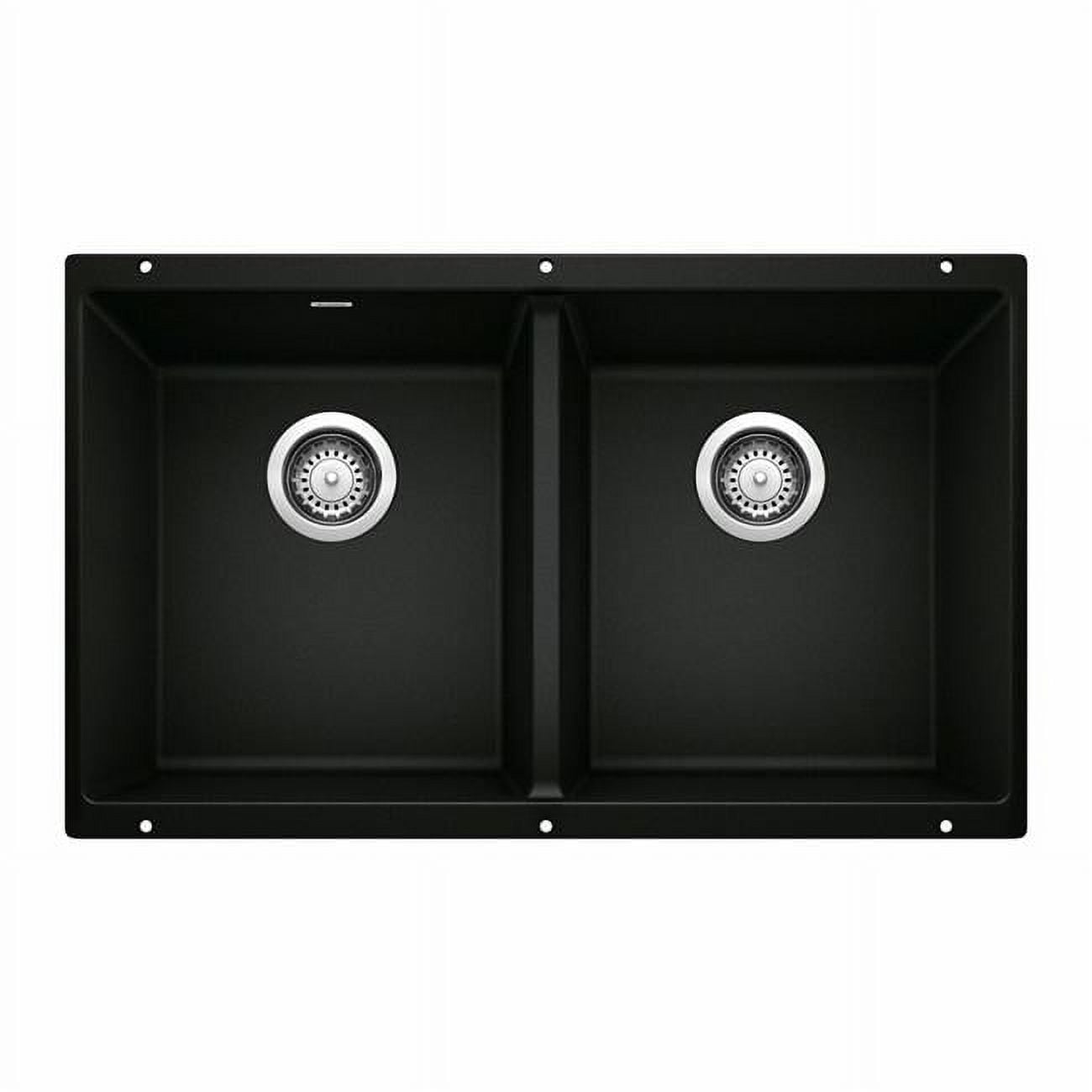 Blanco 516320 Precis 29-3/4" Undermount Double Basin Silgranit Kitchen ...