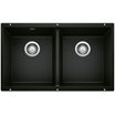 Blanco PRECIS Equal Double Bowl SILGRANIT Sink White - Walmart.com