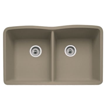 Blanco PERFORMA Equal Double Bowl SILGRANIT Sink Anthracite - Walmart.com