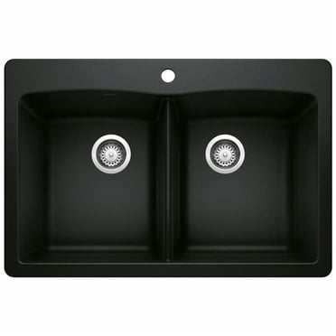 Blanco DIAMOND Bar SILGRANIT Sink Dual Deck- SILGRANIT Sink Anthracite ...