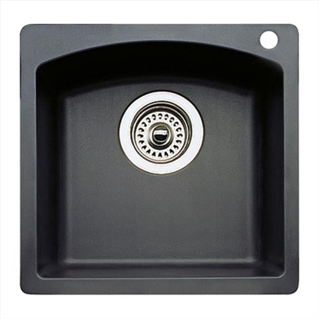 Blanco Diamond Silgranit II Single Bowl Bar Sink - Anthracite - Walmart.com