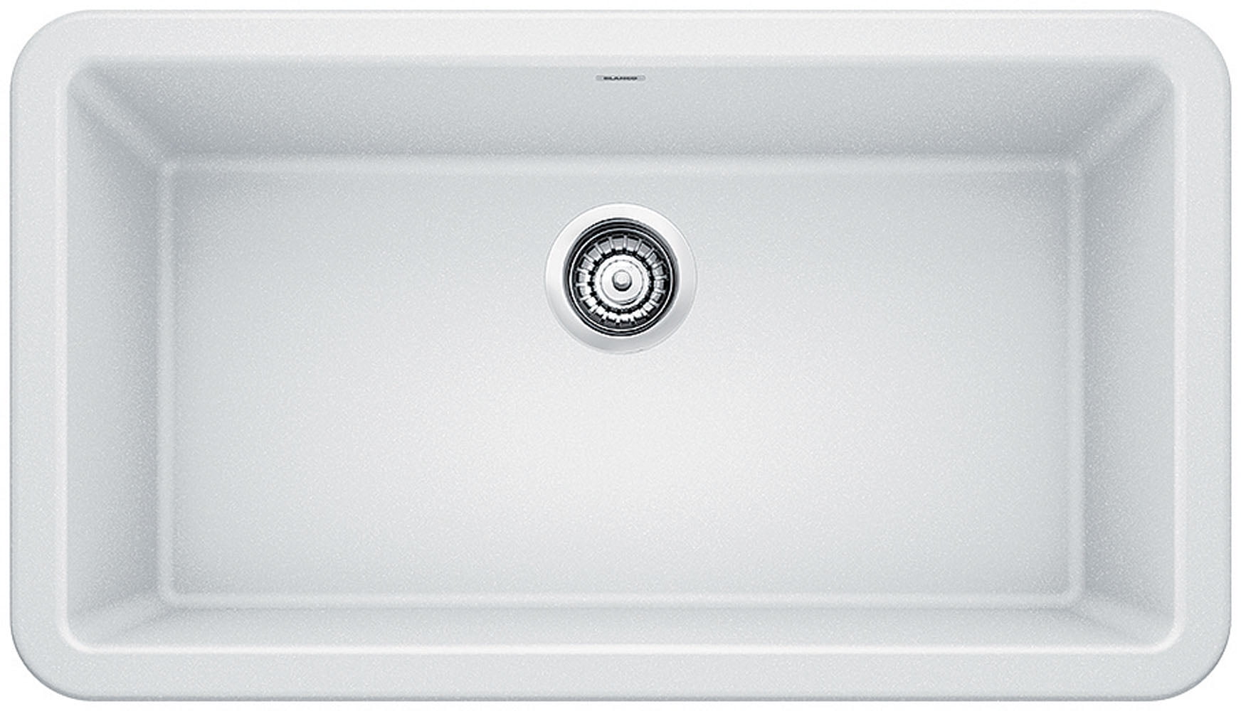 Blanco IKON 33" Apron Single Bowl SILGRANIT Sink White - Walmart.com