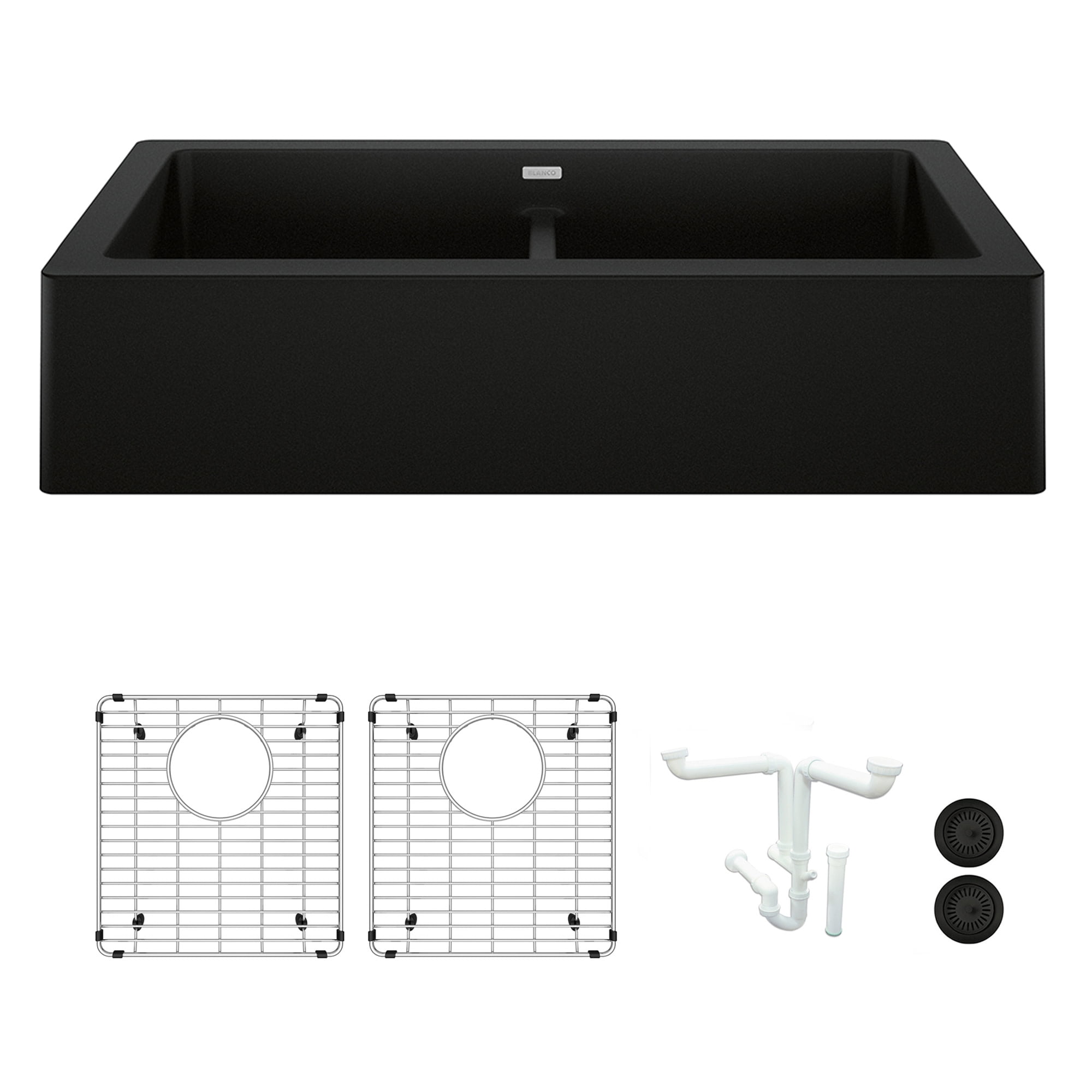 Blanco Ka-526550 Vintera 32-13/16" Farmhouse Double Basin Granite ...