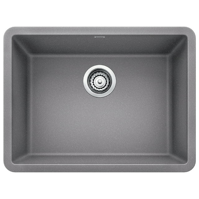 Blanco PRECIS 24" Single Bowl SILGRANIT Sink Metallic Gray - Walmart.com